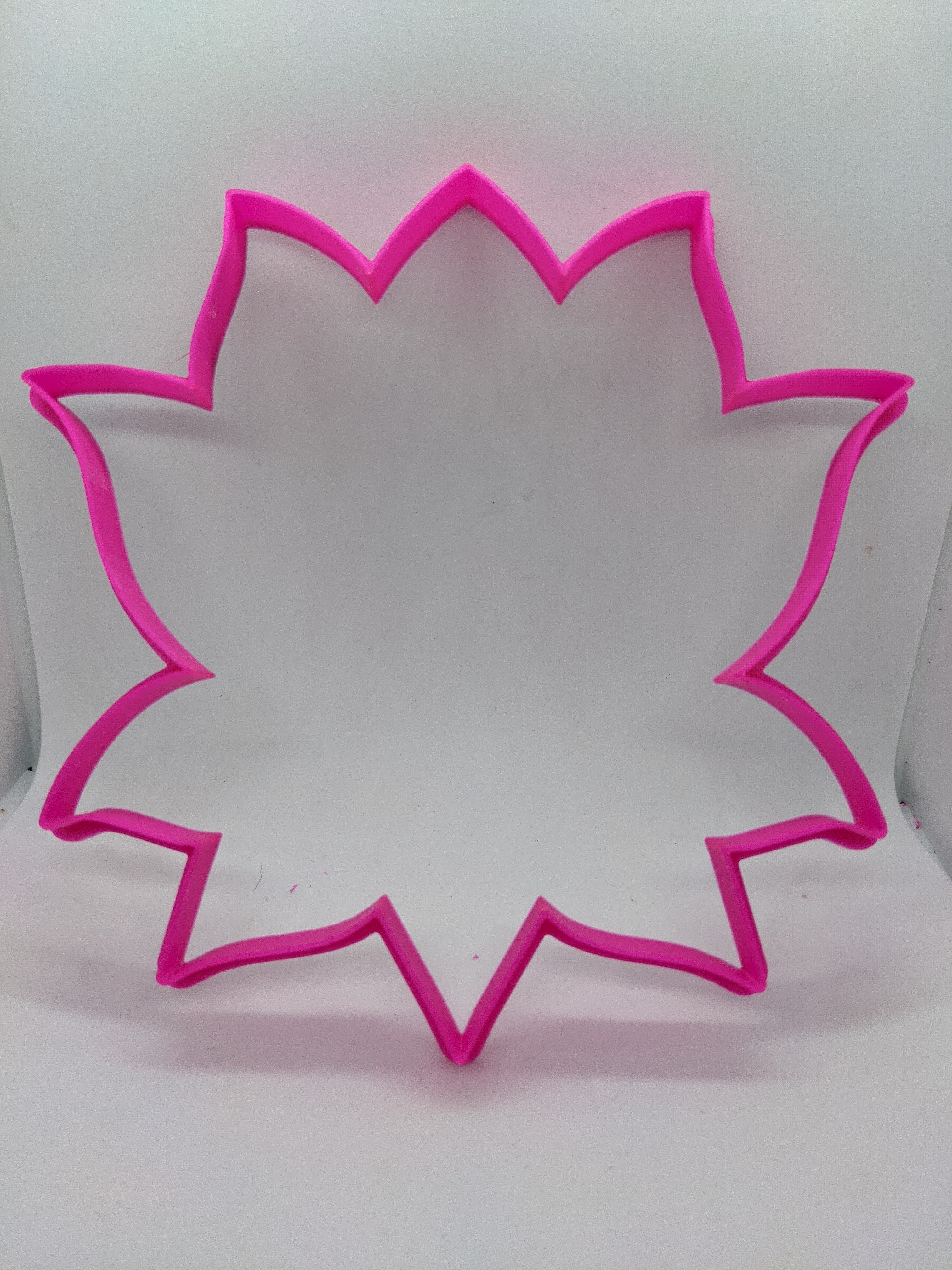 Large lotus flower cutter and stamp
