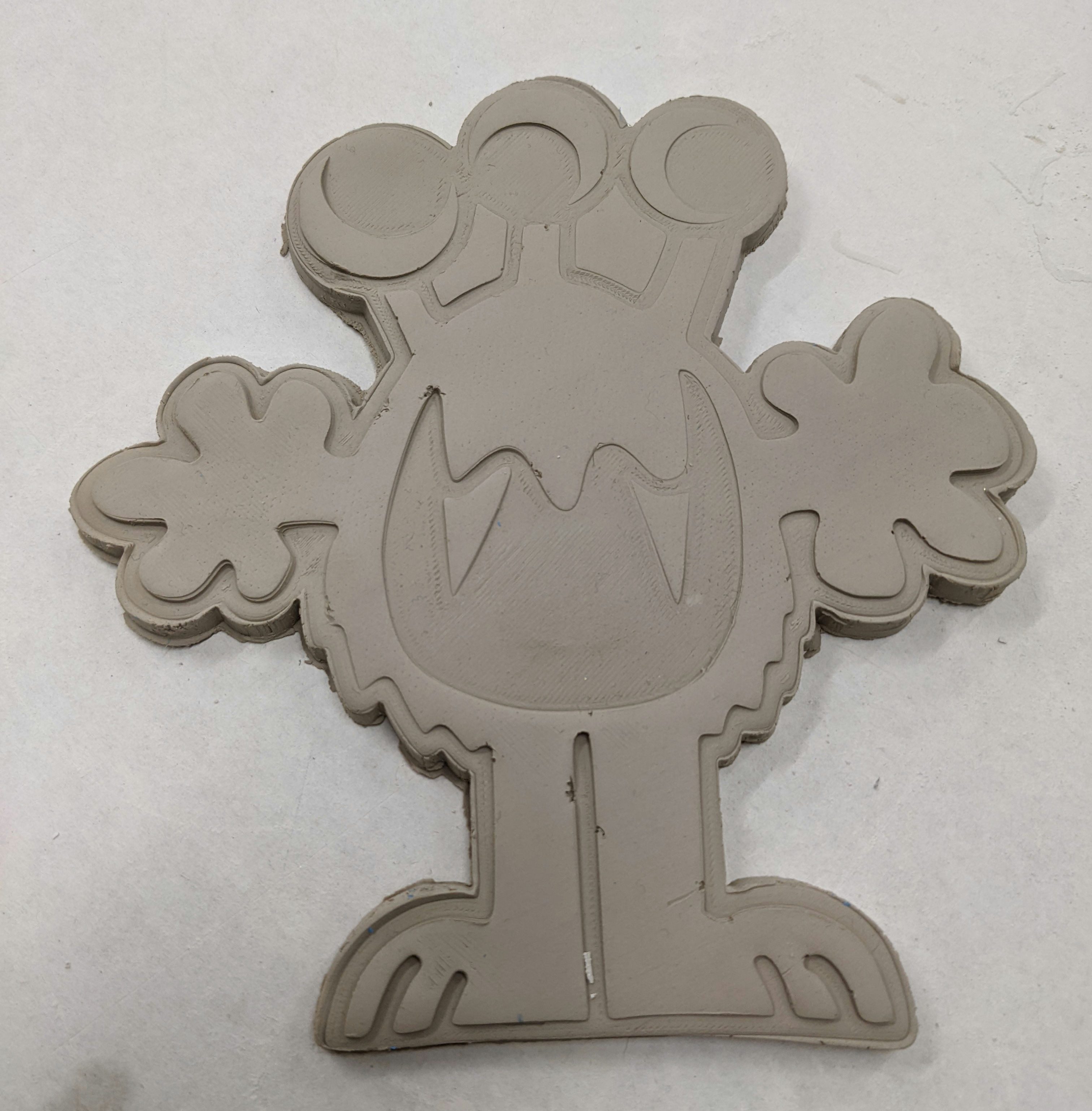 Monster stamp and cutter set