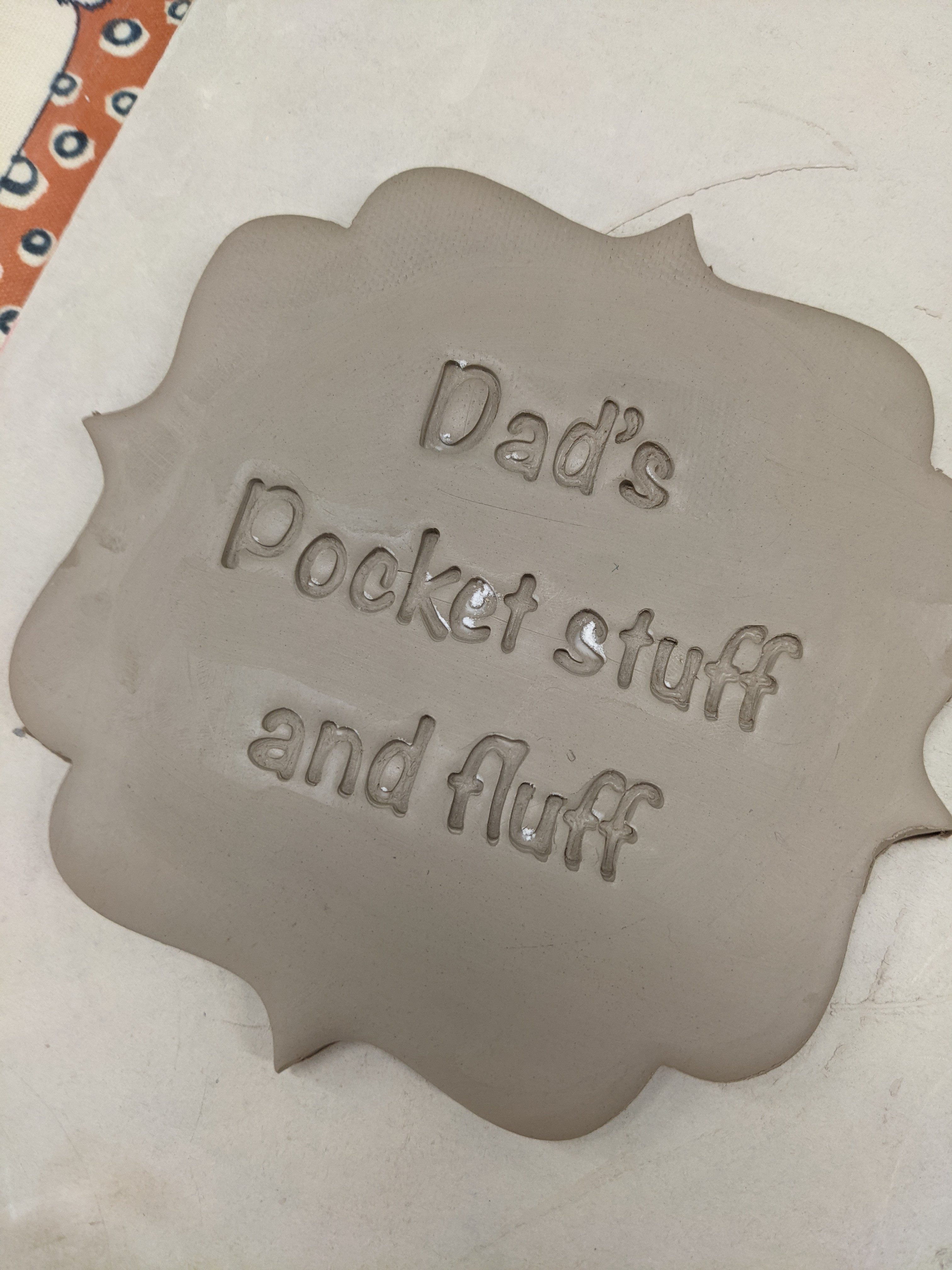 Dad's pocket stuff and fluff stamp