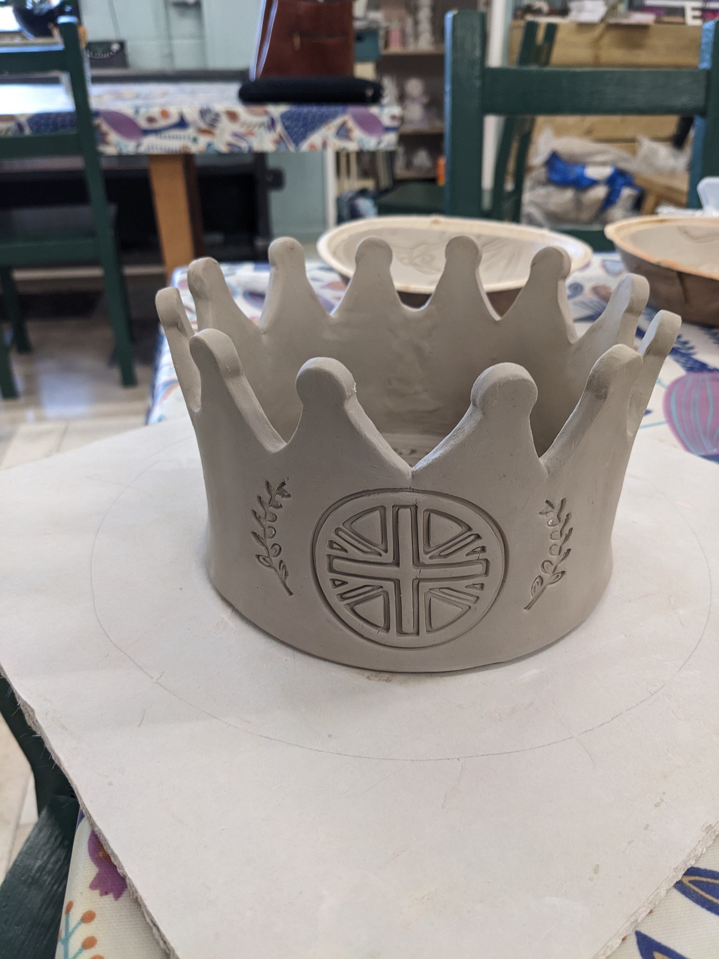 Coronation Crown cutter and stamp Complete set