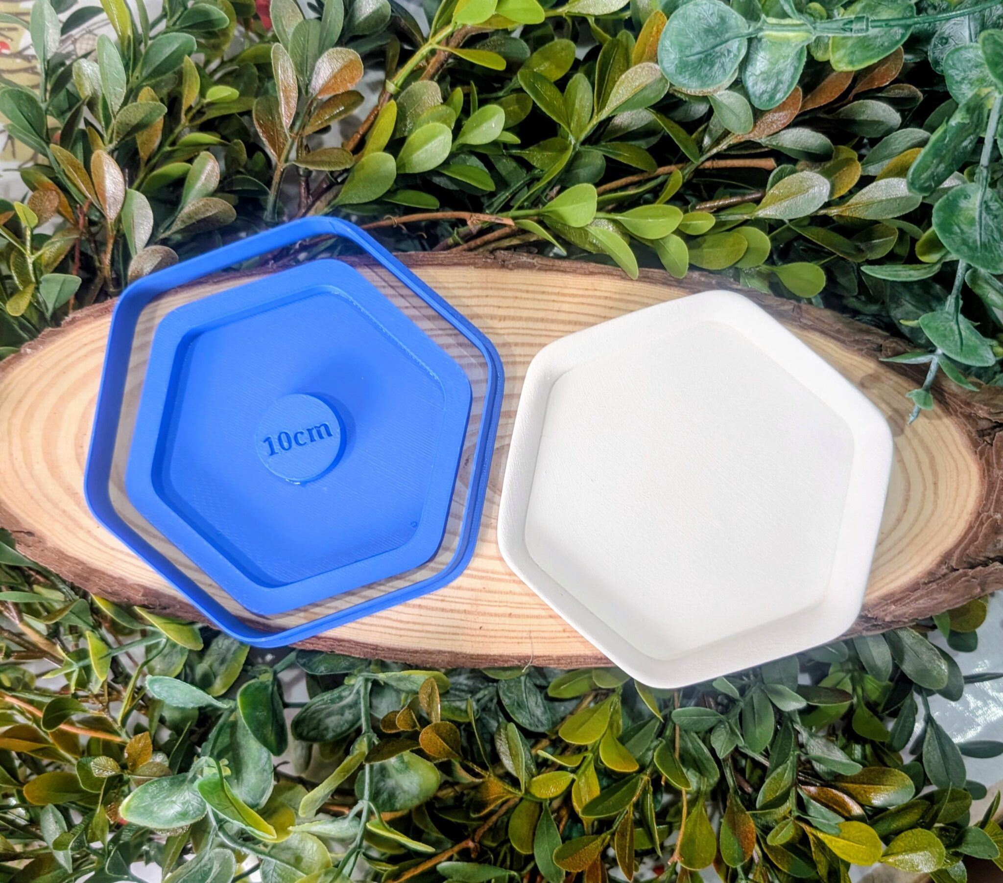 Hexagon Trinket Dish Former And Cutter Set (Various Sizes Available ...